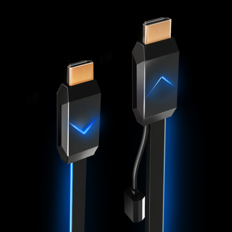 4K Fiber Optics HDMI RGB Gaming Cable| VIVIFY ARQUUS W73